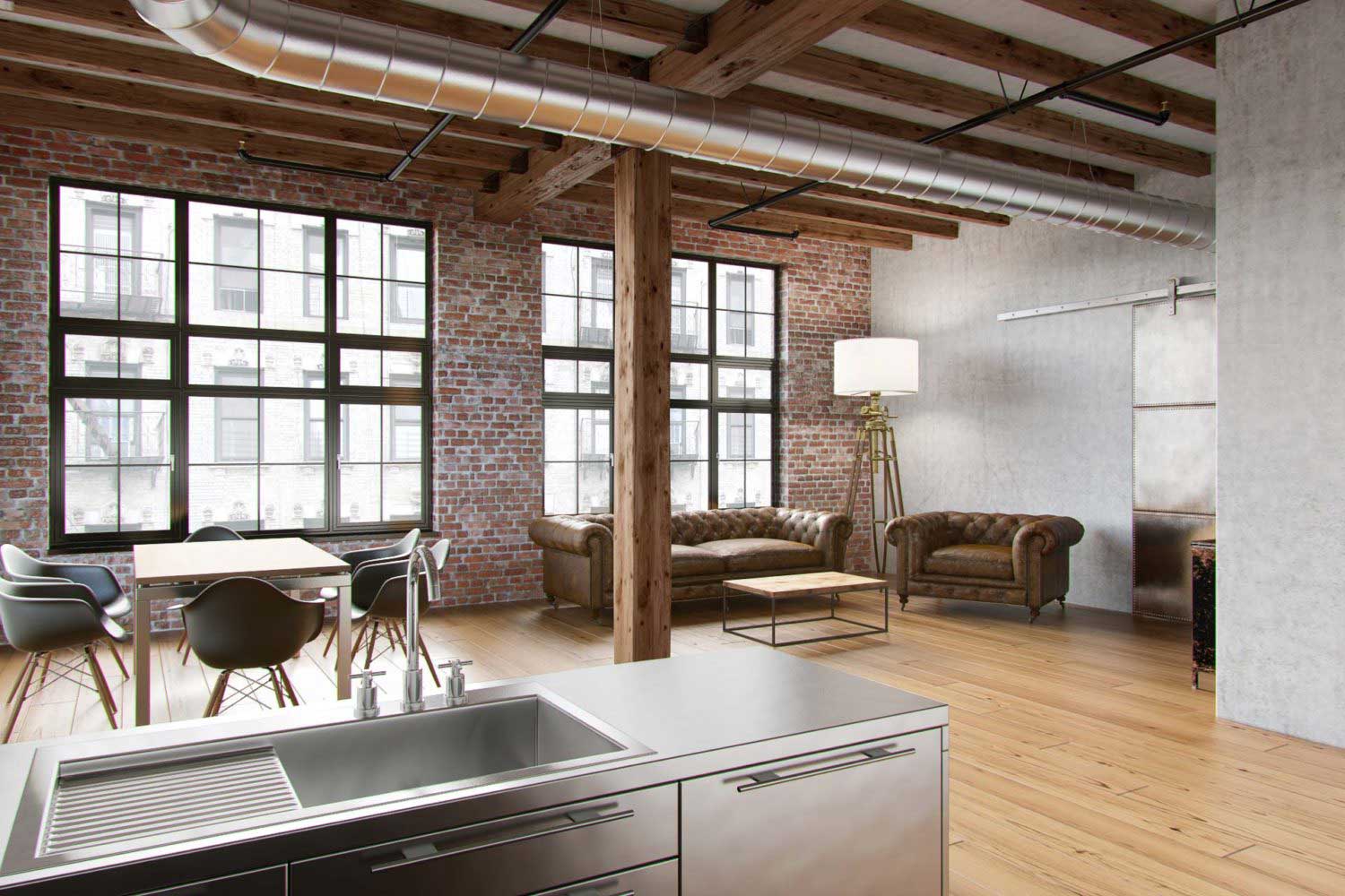 52 lofts industriels créés avec un logiciel de 3D