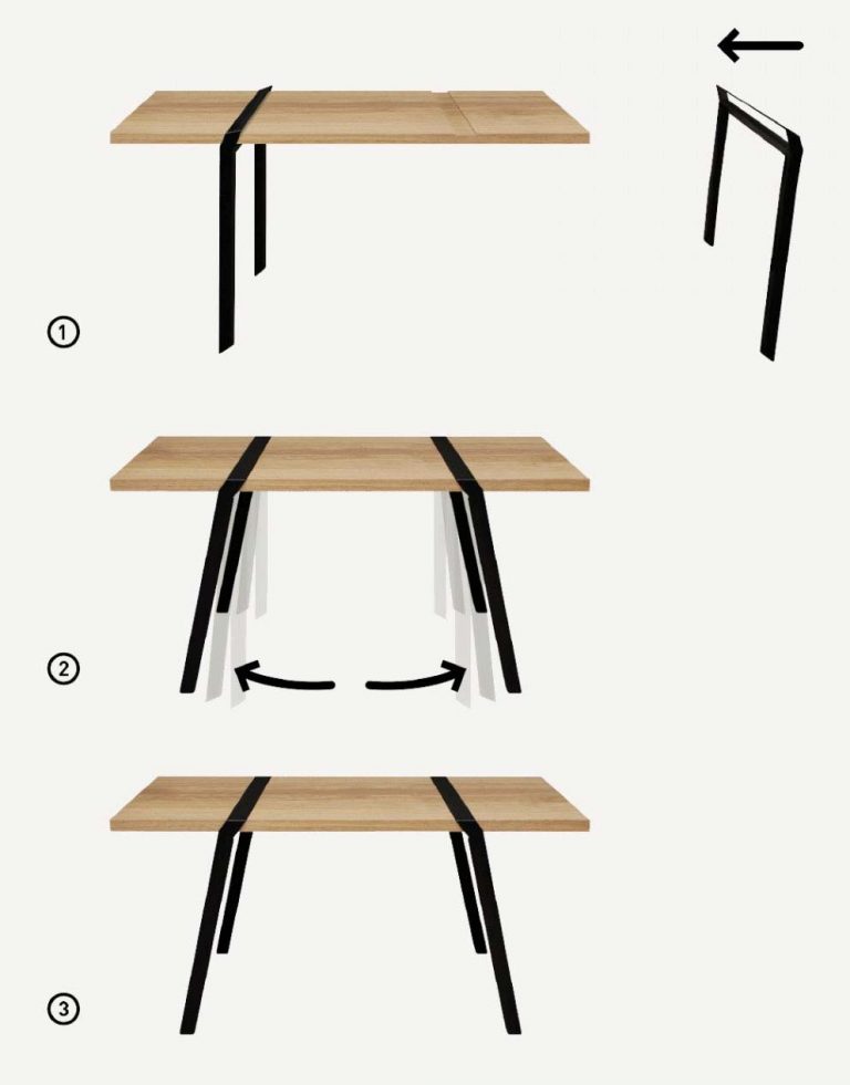 39 tréteaux designs pour créer une table ou un bureau