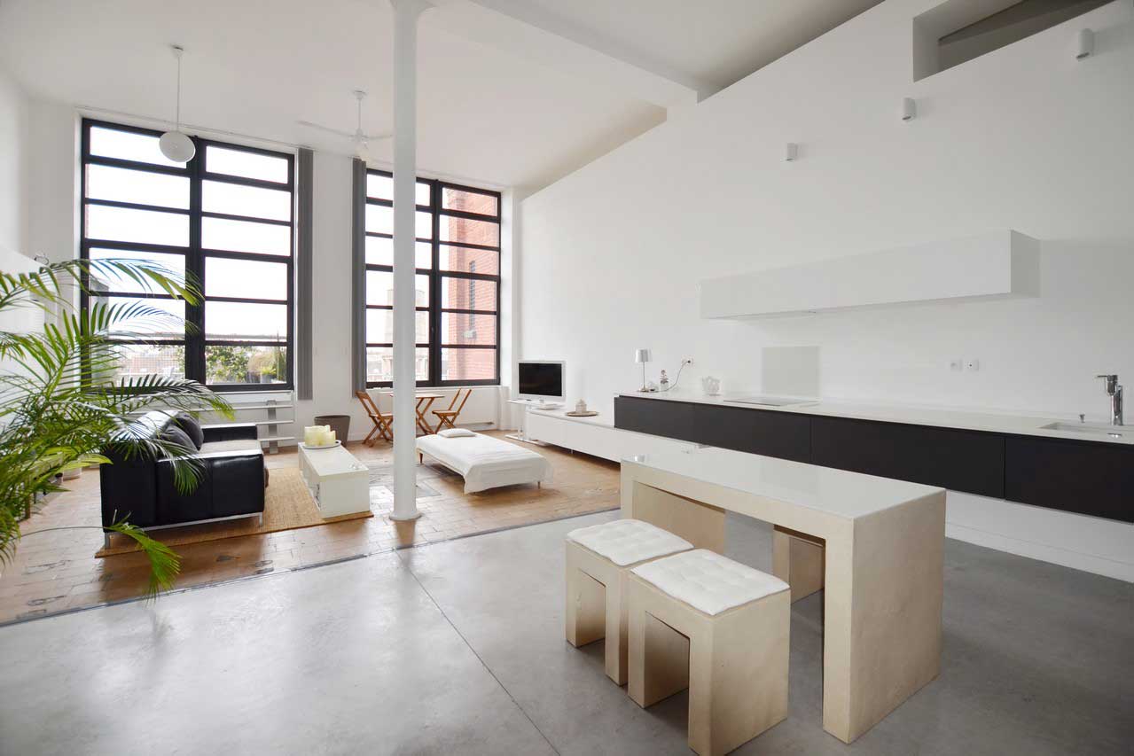 Idée d’aménagement pour un loft en longueur