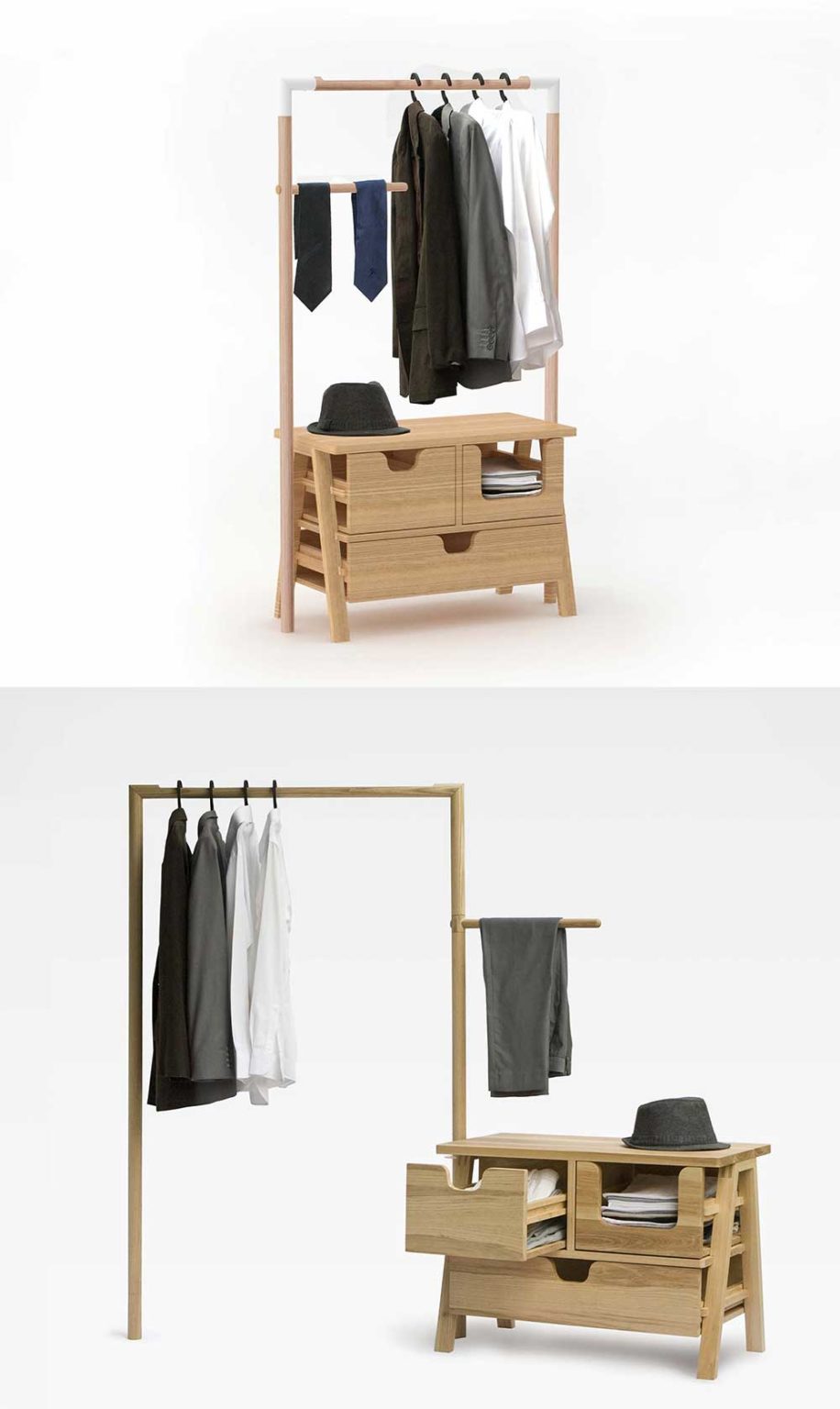 Portant à vêtements : 25 idées déco pour vos habits