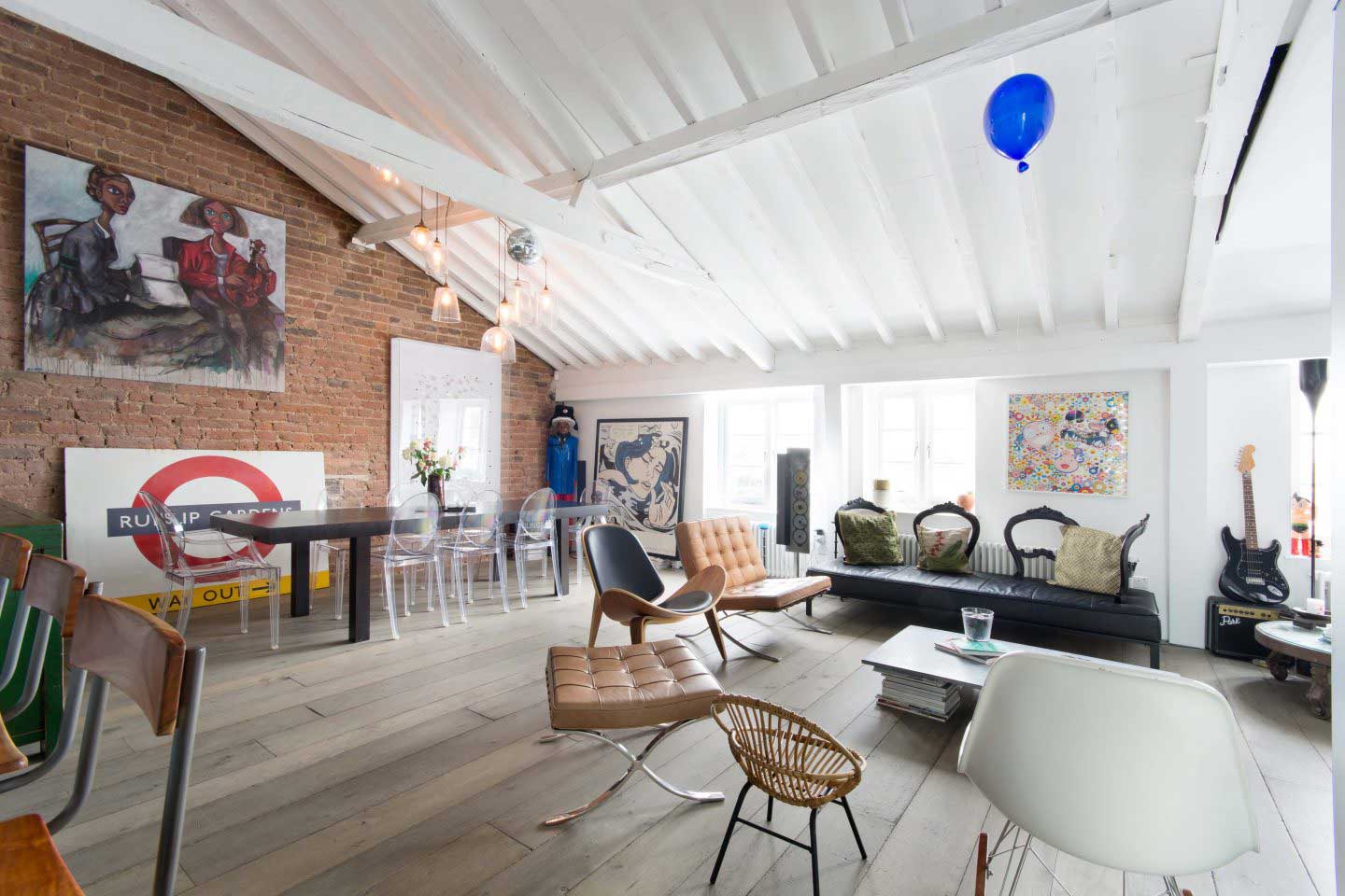 Combles aménagés en loft : 3 logements sous les toits