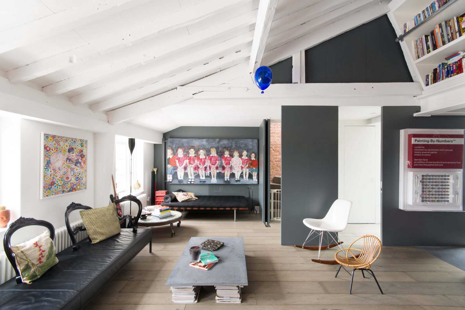 Combles aménagés en loft : 3 logements sous les toits