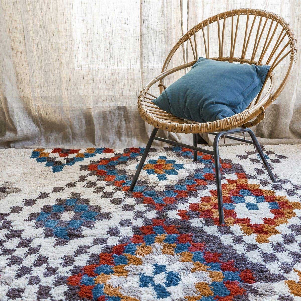 Tapis berbère : 23 idées déco pour le salon