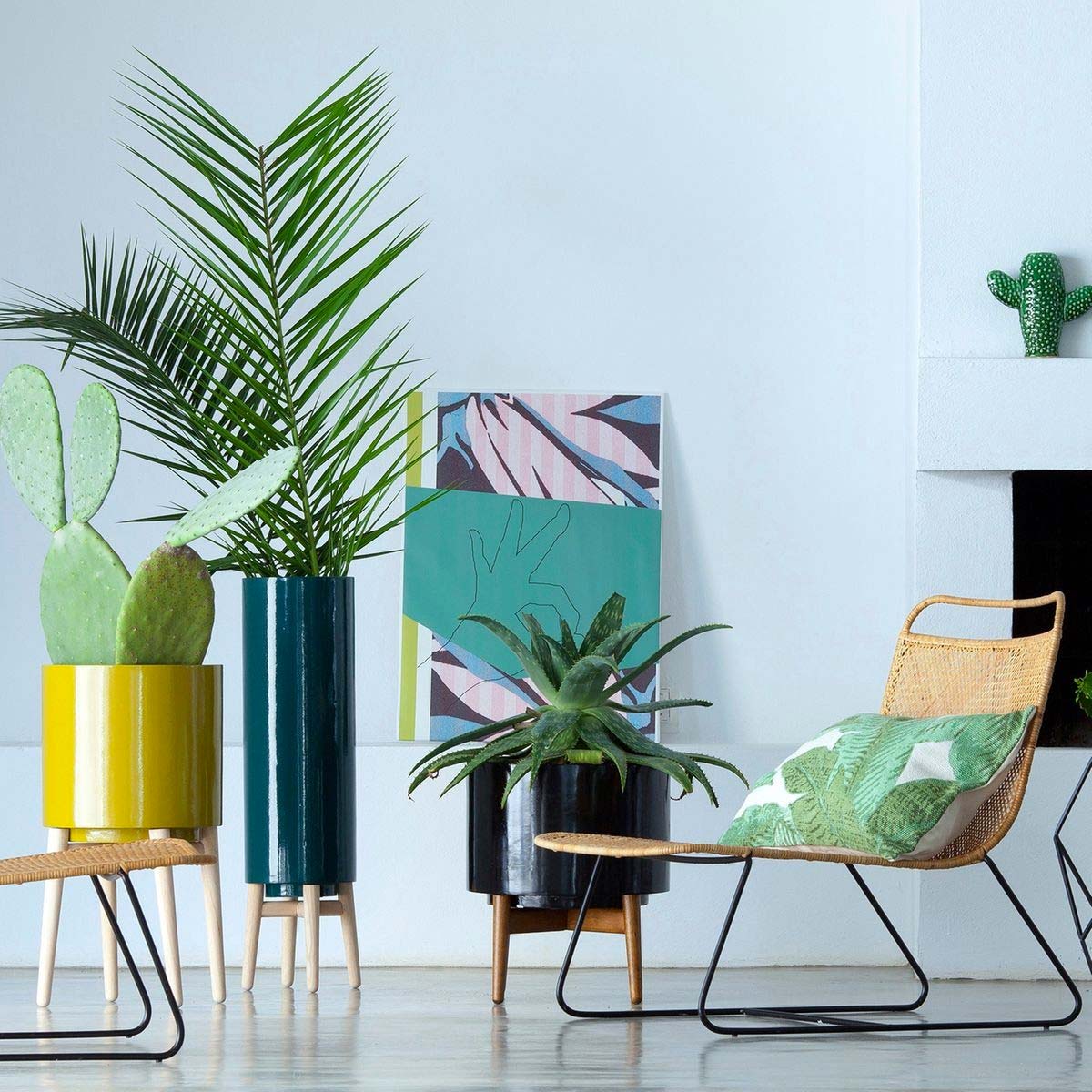 28 idées déco de cache-pot sur pied et support pour plante