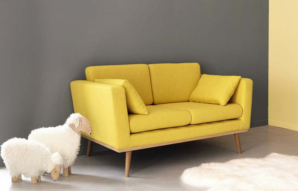 Canapé jaune : 25 idées déco pour le salon