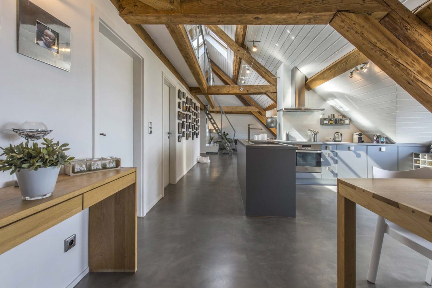 Combles aménagés en loft : 3 logements sous les toits