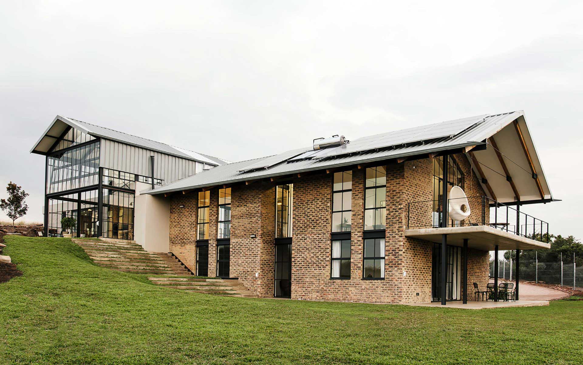 Style industriel pour une maison d'architecte