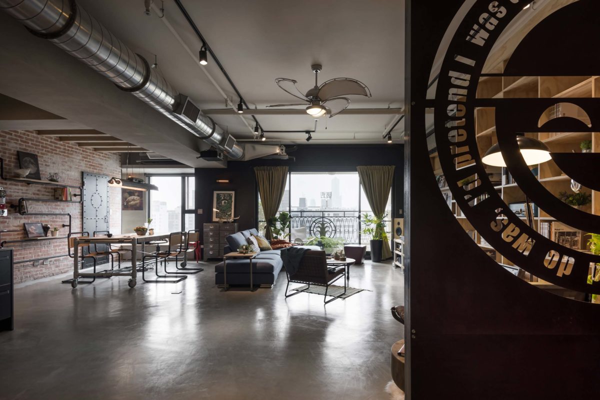 Loft de style industriel à Taïwan