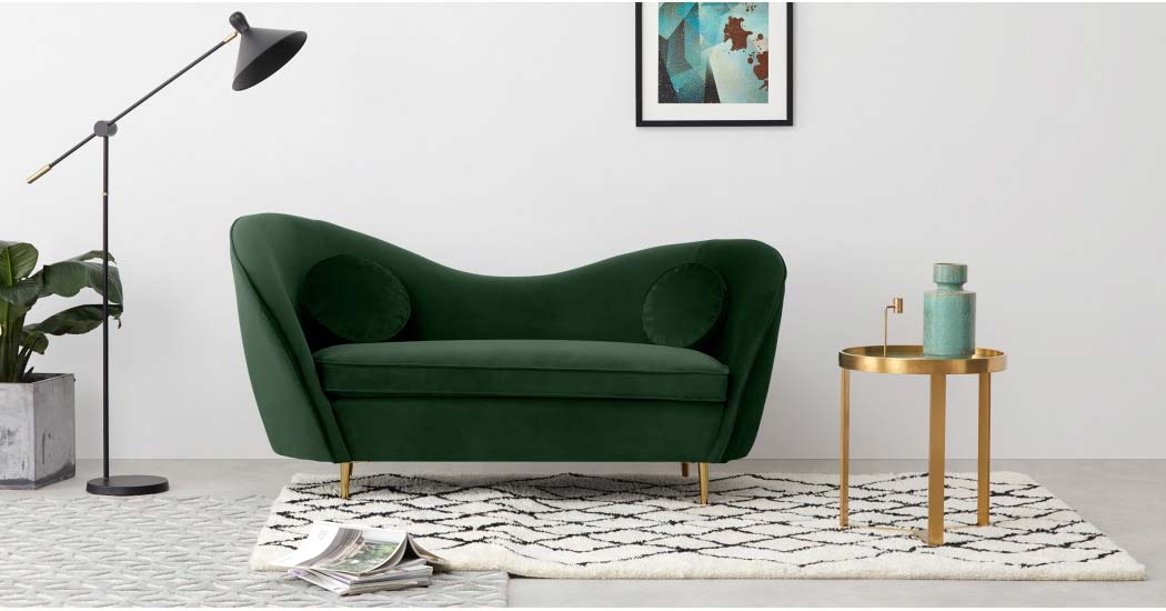 Canapé vert : 24 idées déco pour un salon esprit nature