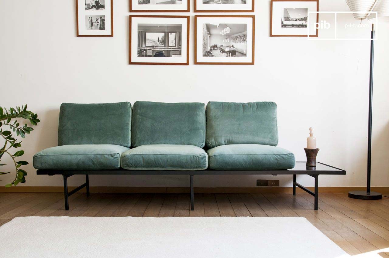 Canapé vert : 24 idées déco pour un salon esprit nature