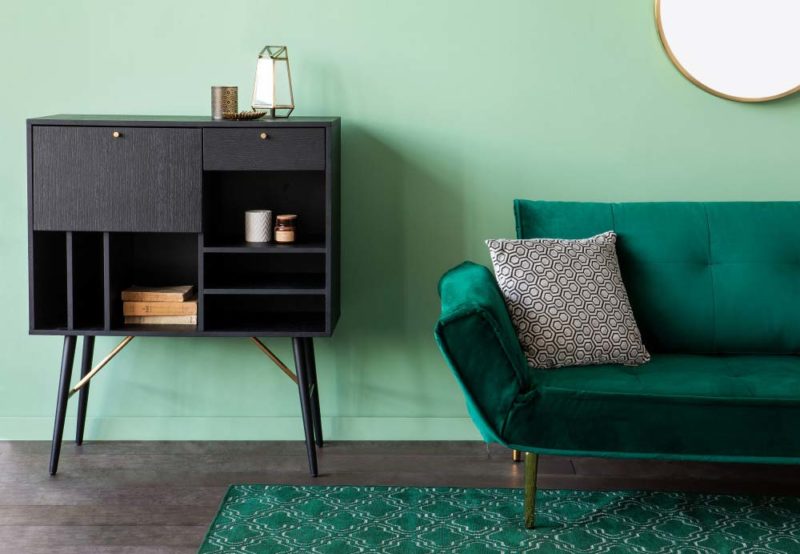 Canapé vert : 15 idées déco pour un salon esprit nature