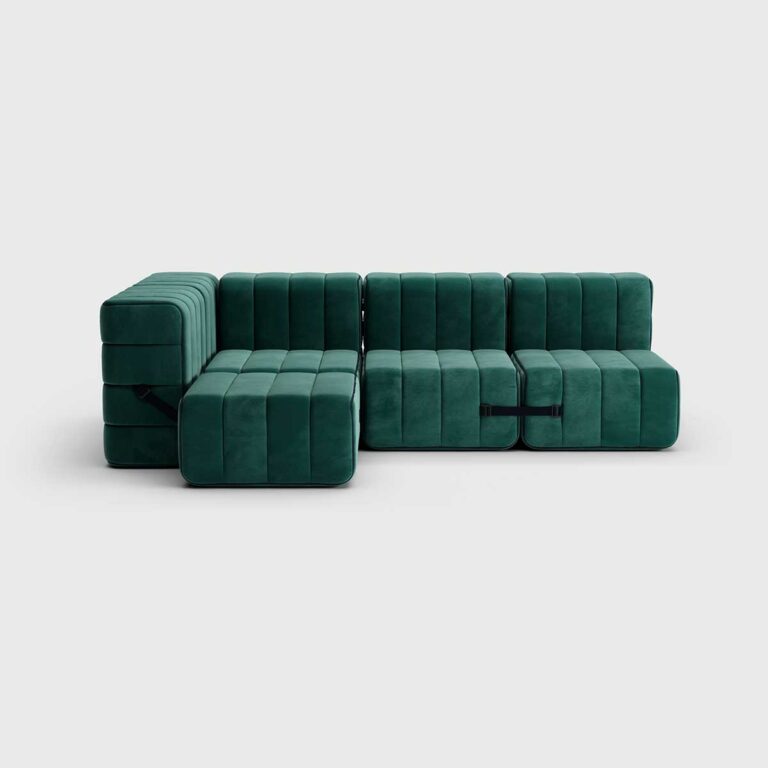 Canapé vert : 24 idées déco pour un salon esprit nature