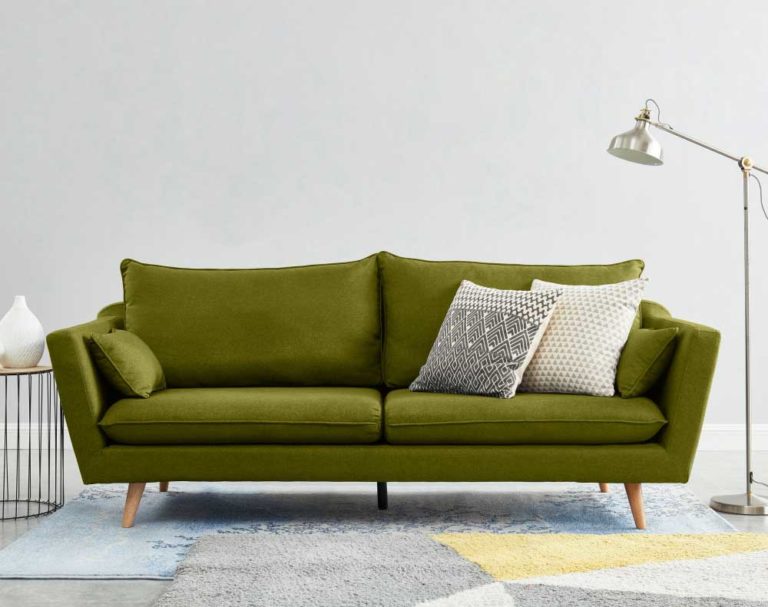 Canapé vert : 24 idées déco pour un salon esprit nature