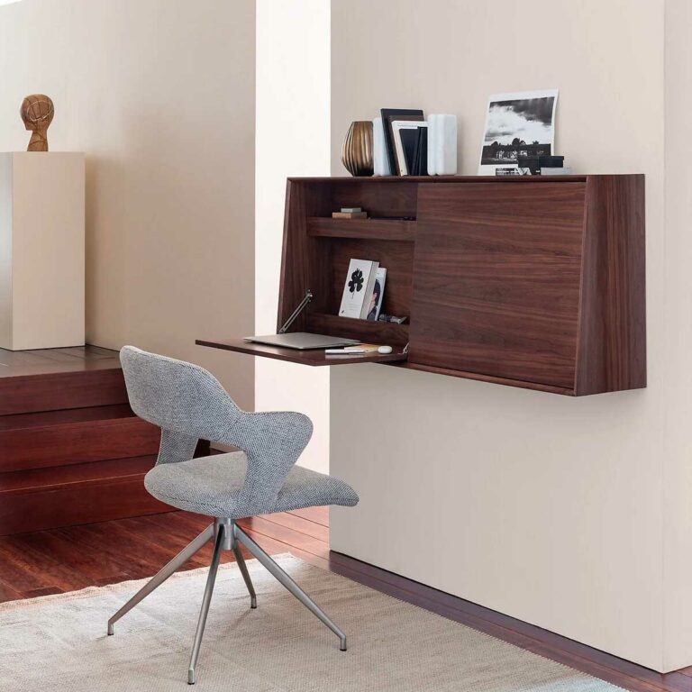 Bureau mural rabattable : 26 meubles pliables escamotables