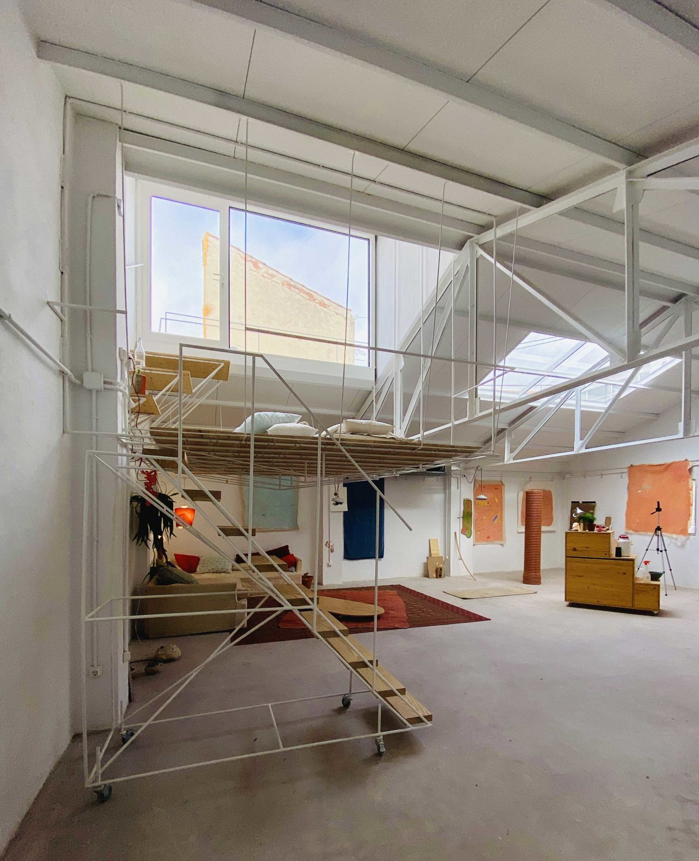 3 lofts avec chambre ouverte sur la pièce de vie