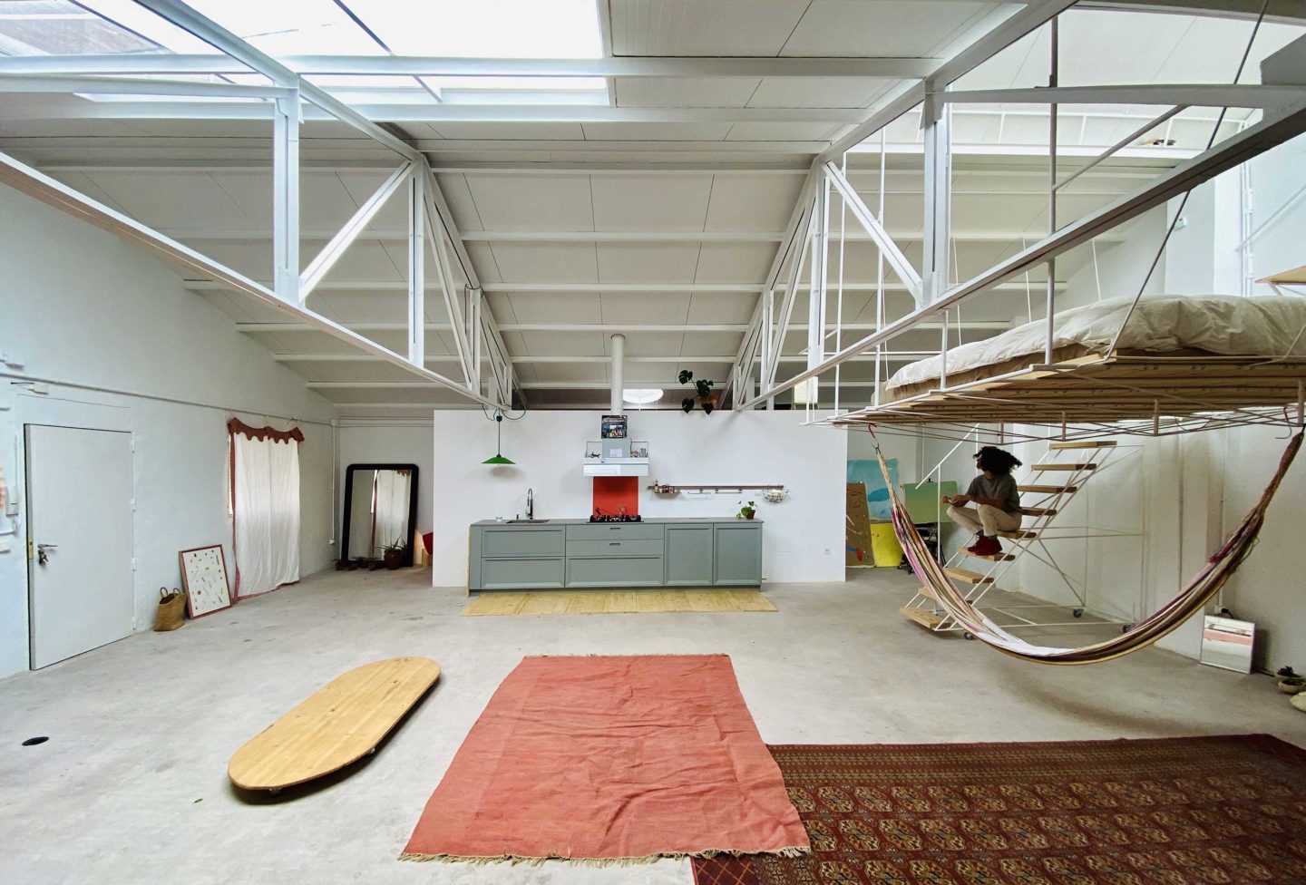 3 lofts avec chambre ouverte sur la pièce de vie