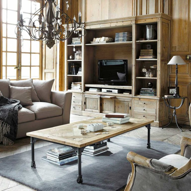 Meuble TV bibliothèque : 20 idées déco pour le salon