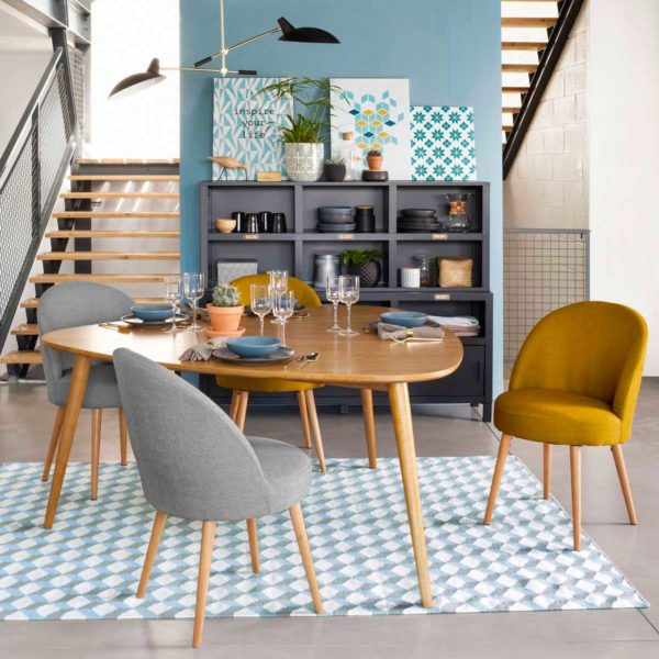 Chaise en tissu : 20 designs pour la salle à manger