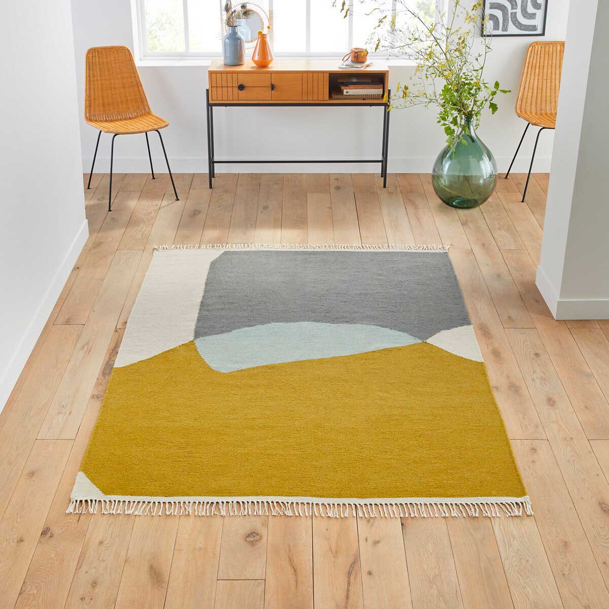 Tapis design : 21 idées déco pour un salon moderne
