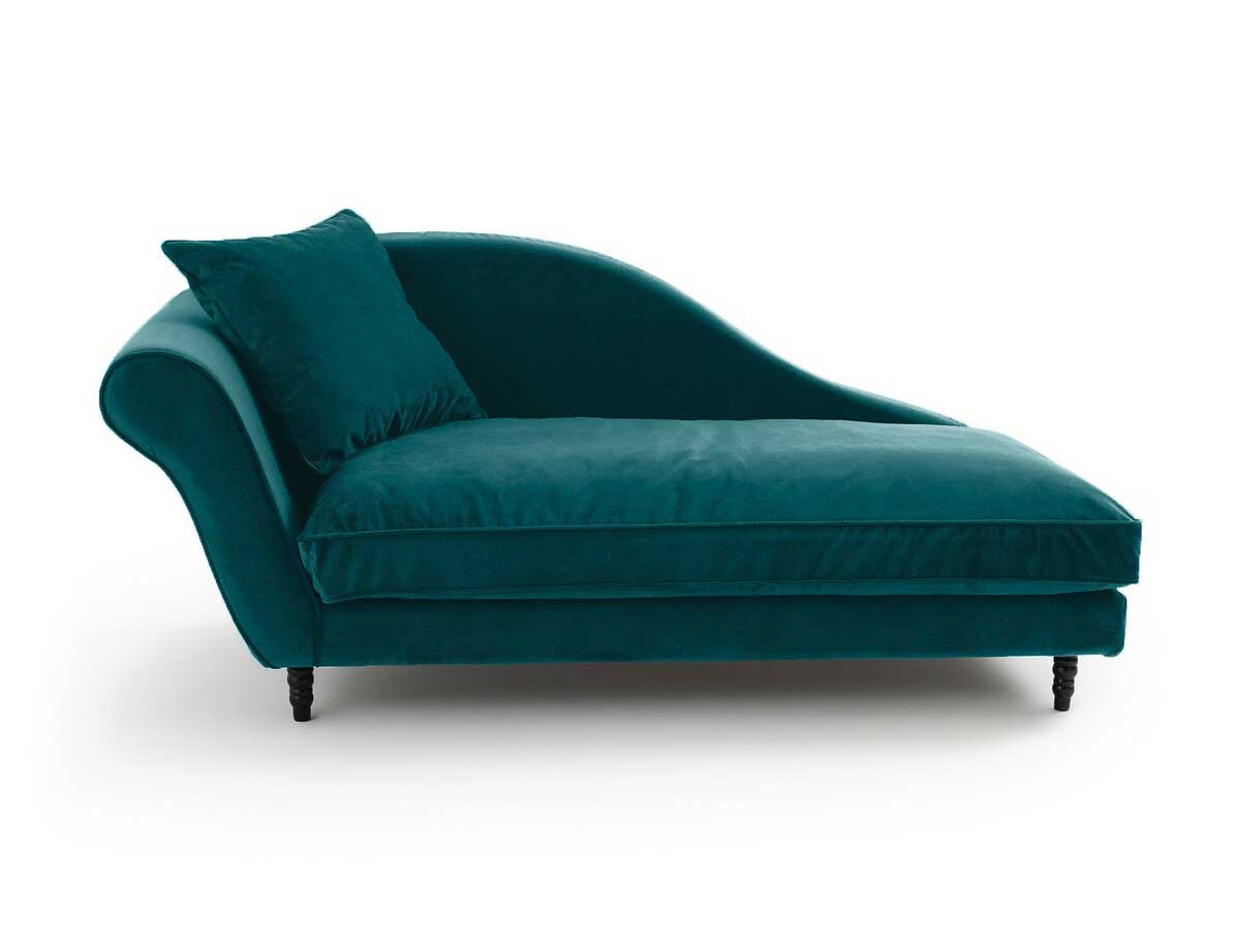 Méridienne en velours : 19 idées déco pour le salon