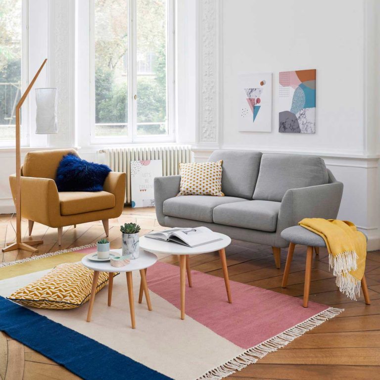 Tapis design : 21 idées déco pour un salon moderne