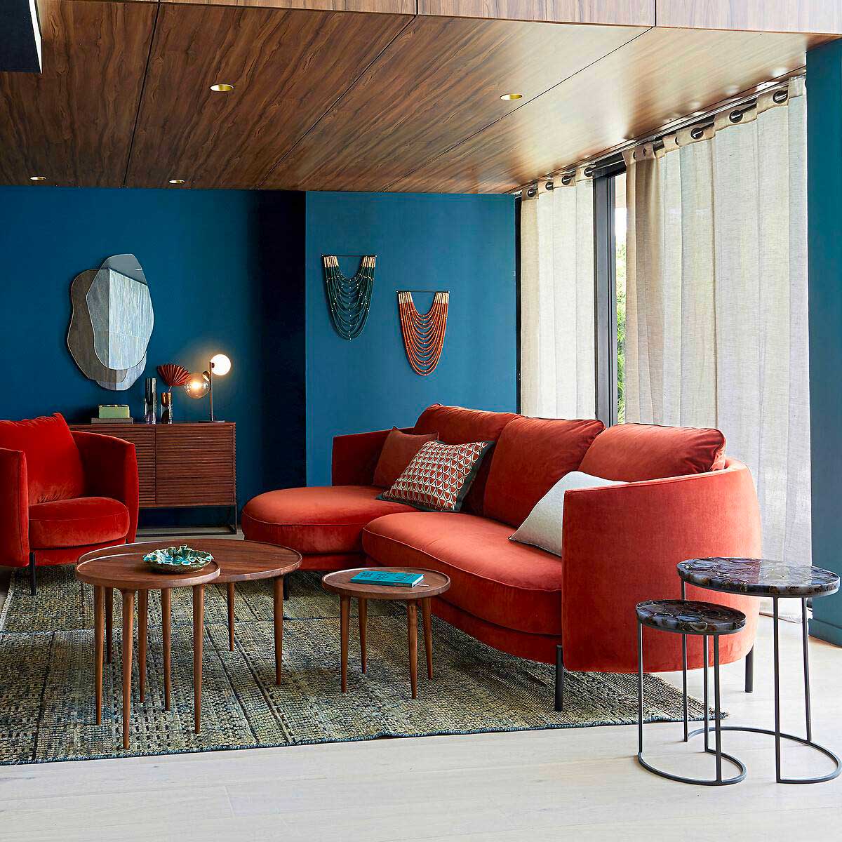 Canapé arrondi : 28 designs ronds et étonnants