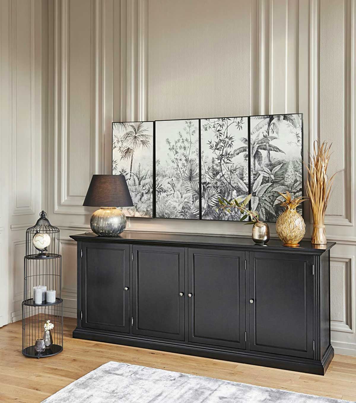 Buffet noir : 20 idées de bahuts pour votre déco