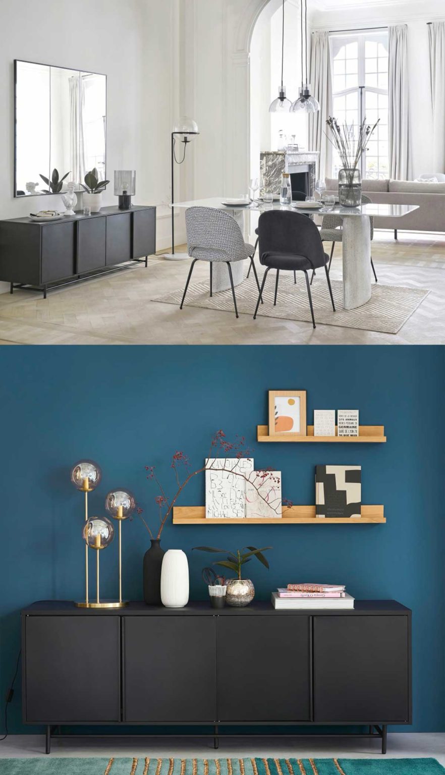 Buffet noir : 20 idées de bahuts pour votre déco