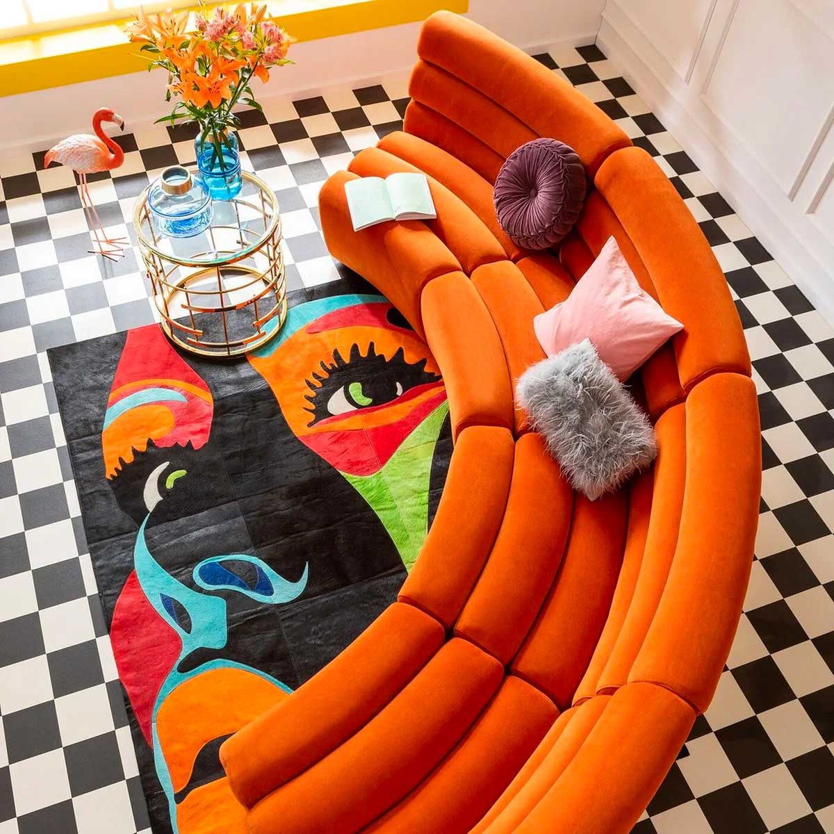 Canapé arrondi : 28 designs ronds et étonnants