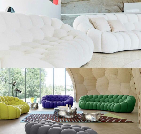 Canapé nuage : 27 modèles à la forme style bubble et cloud