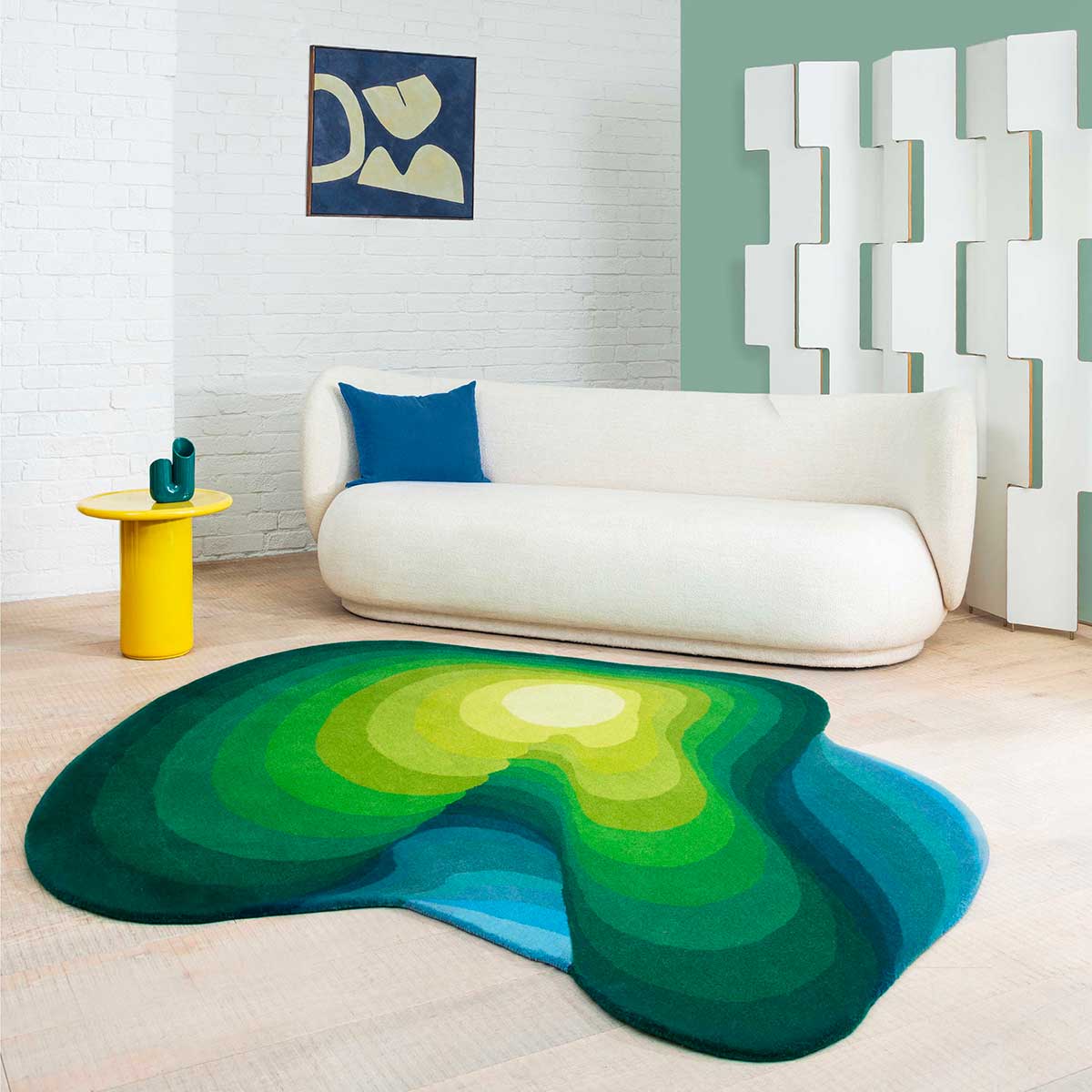 Tapis design : 21 idées déco pour un salon moderne