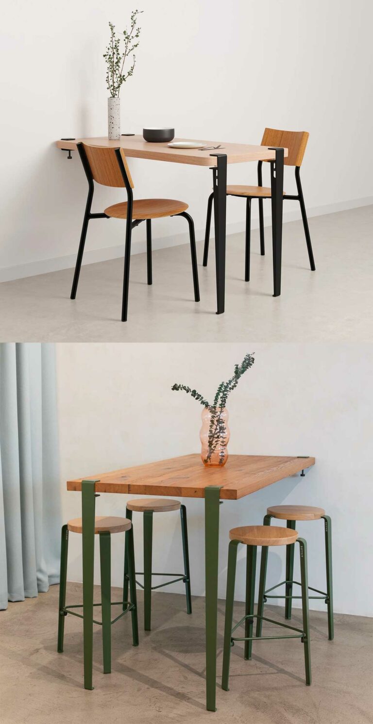 31 tables de cuisine pour aménager un petit espace