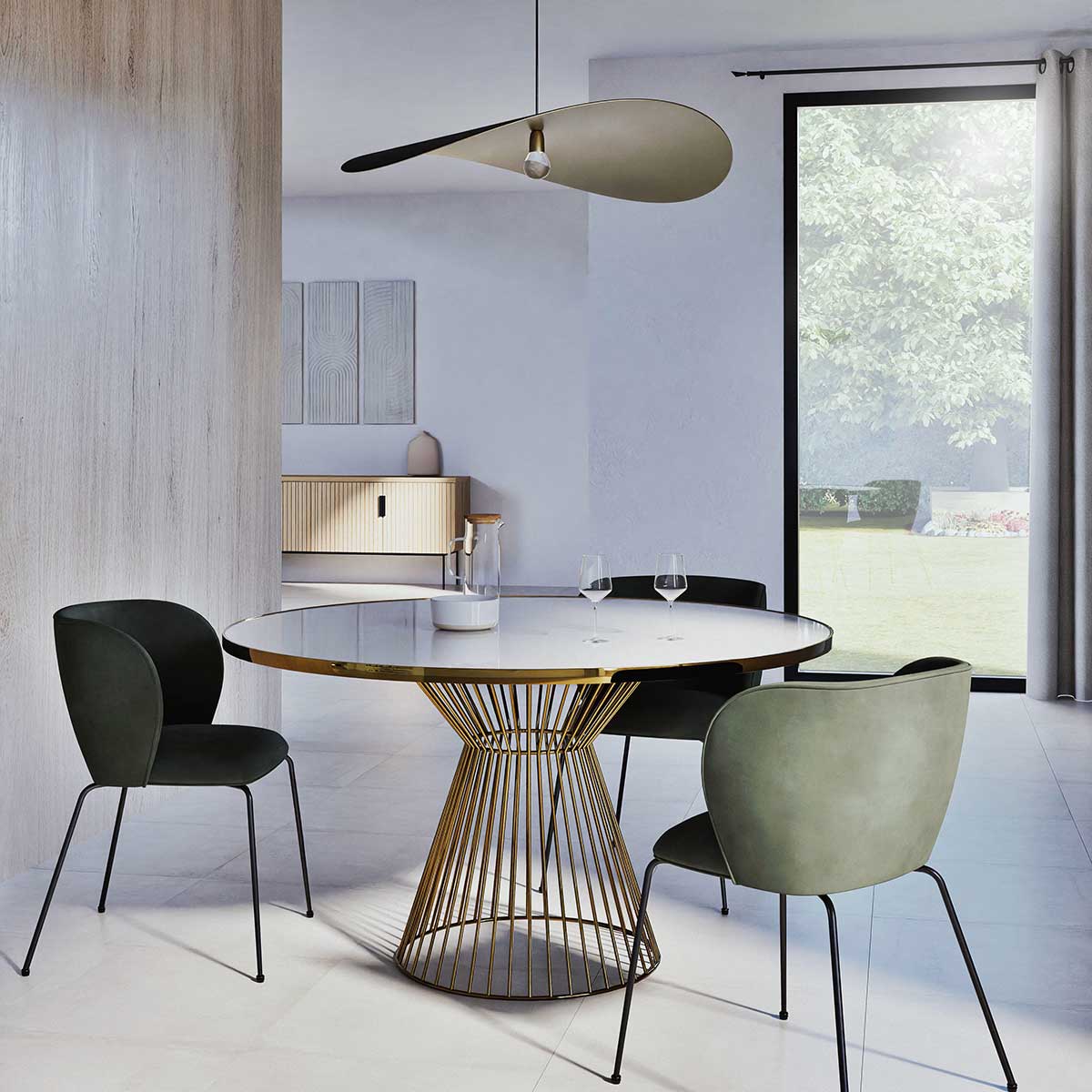 Table ronde en verre : 19 idées pour votre salle à manger