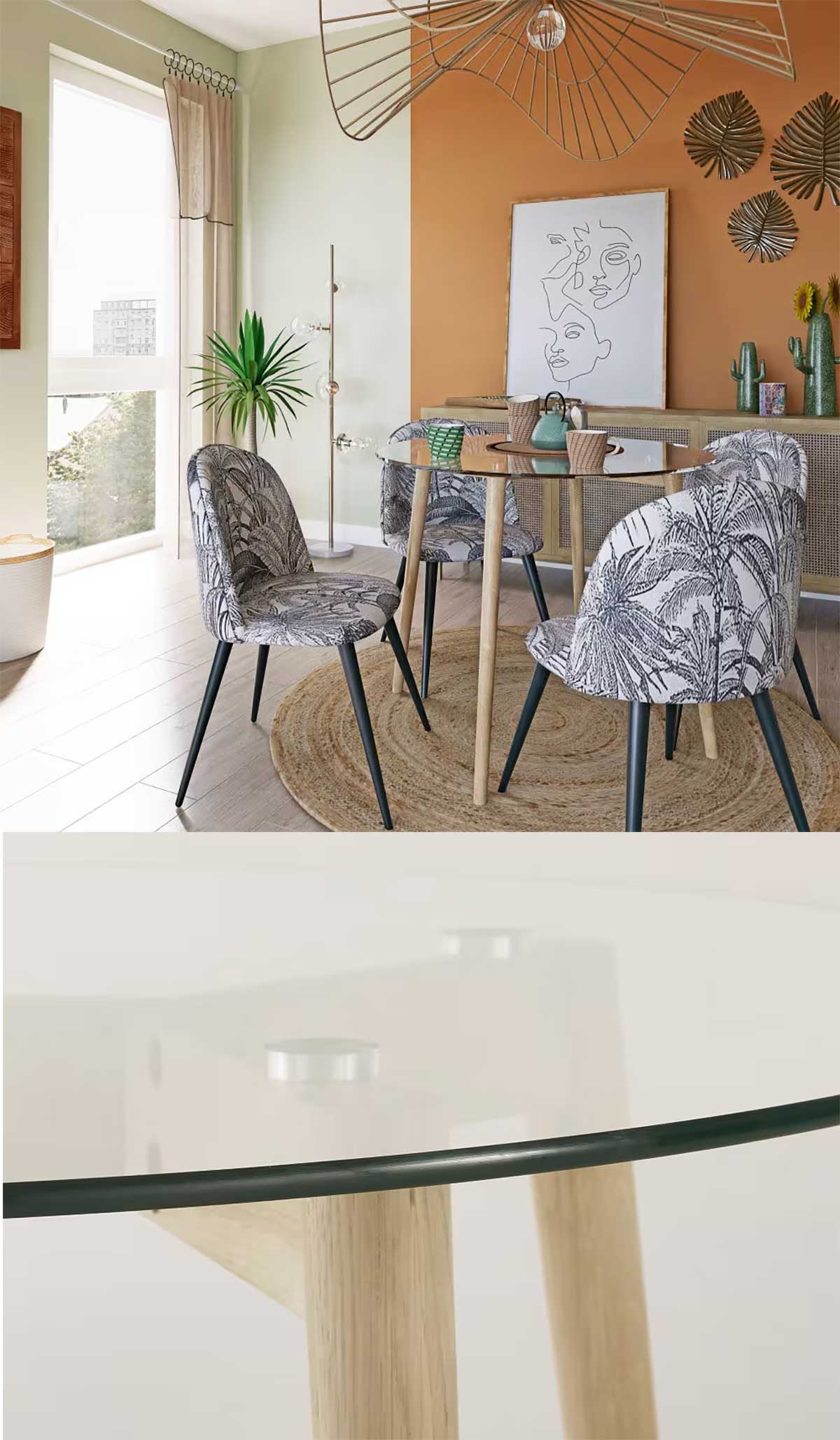 Table ronde en verre : 19 idées pour votre salle à manger