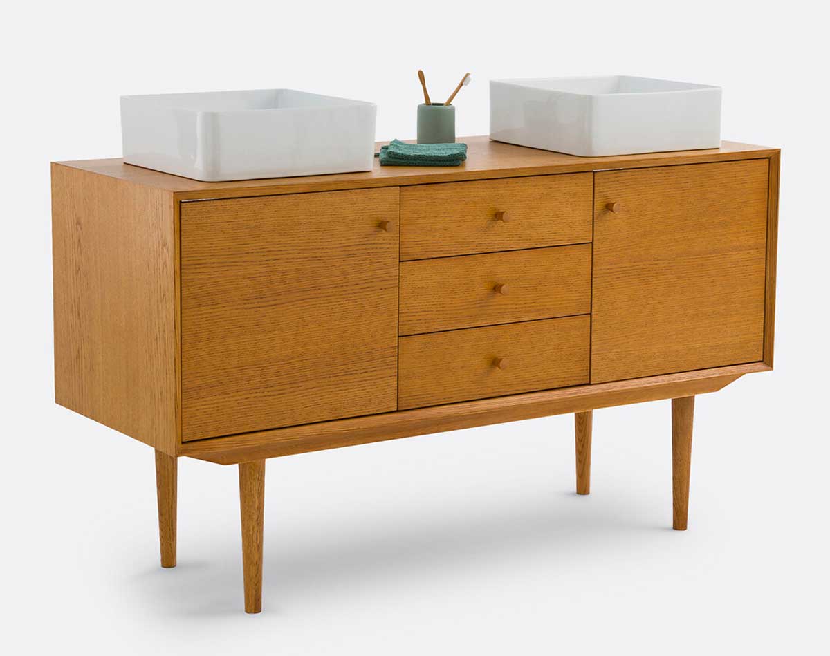 40 meubles de salle de bains vintage pour une déco rétro