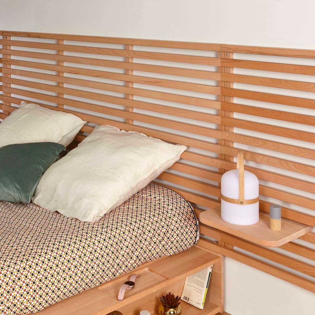 27 têtes de lit avec chevet intégré pour la chambre