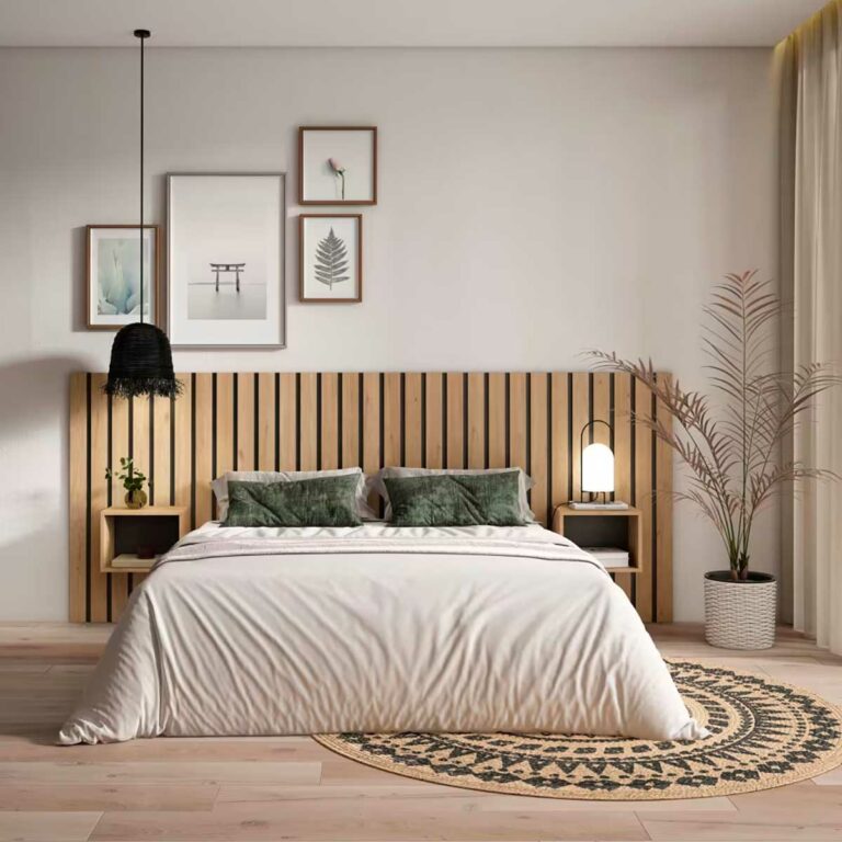 27 têtes de lit avec chevet intégré pour la chambre