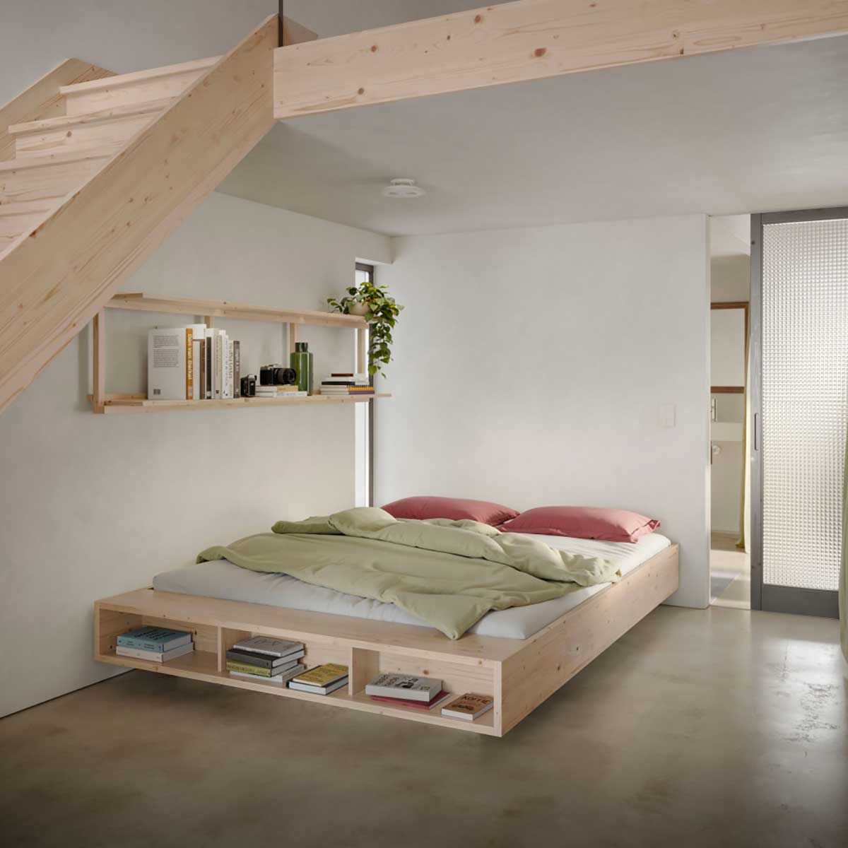 27 têtes de lit avec chevet intégré pour la chambre