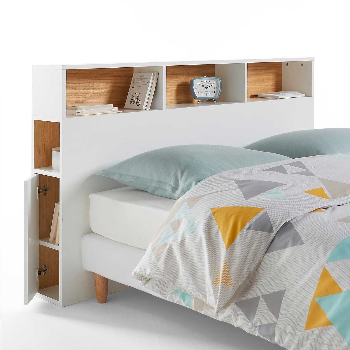 27 têtes de lit avec chevet intégré pour la chambre