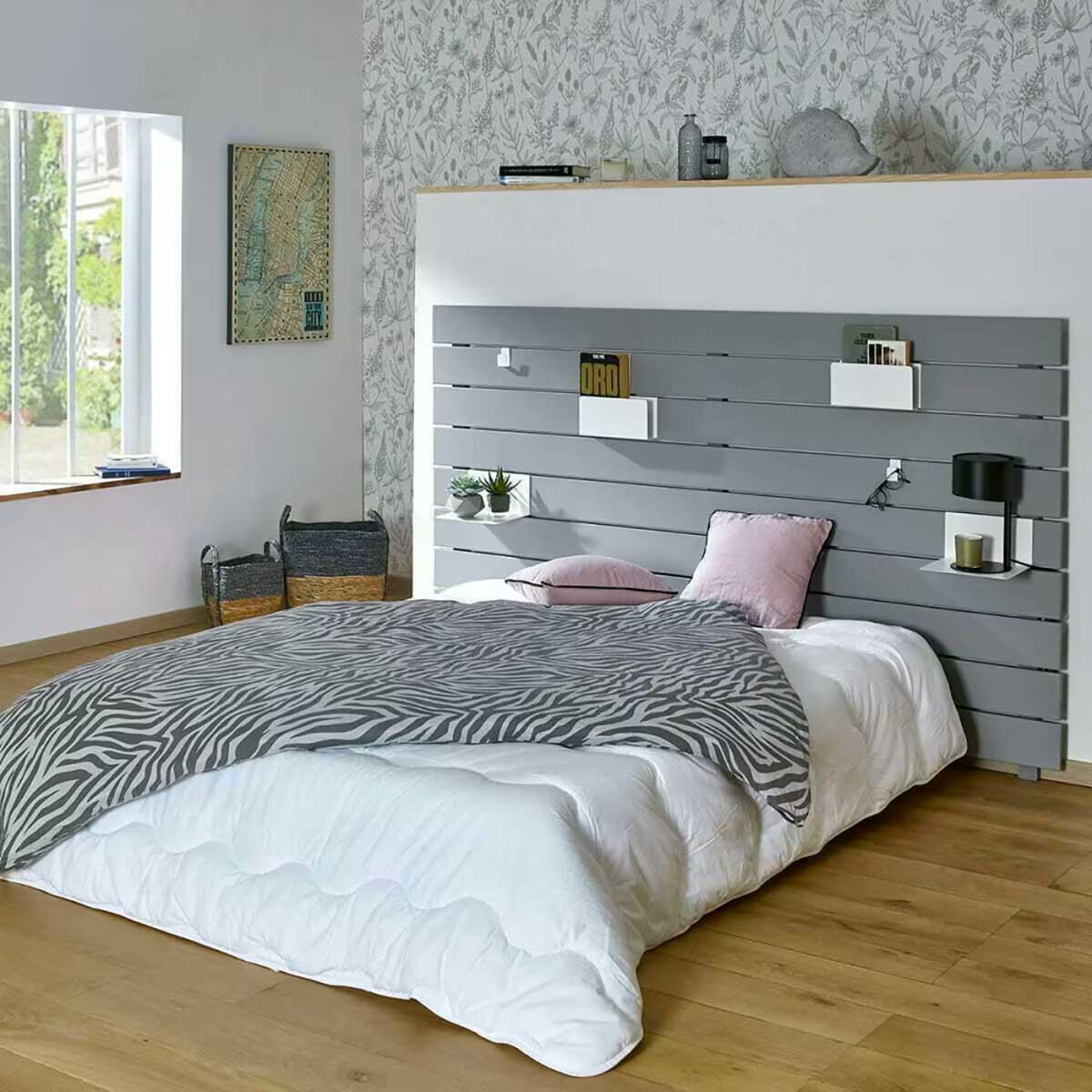 27 têtes de lit avec chevet intégré pour la chambre